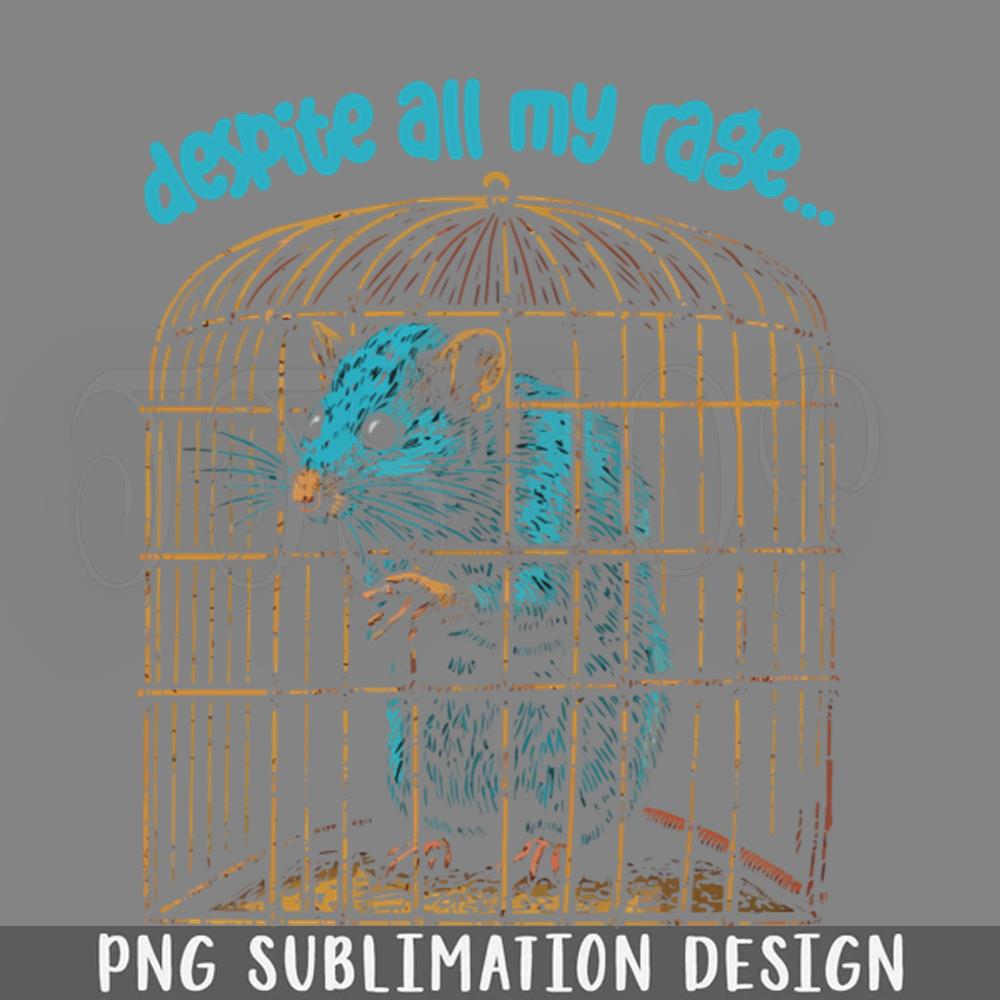 Despite All My Rage Im Still Just A Rat In A Cage PNG Downlo | Inspire ...