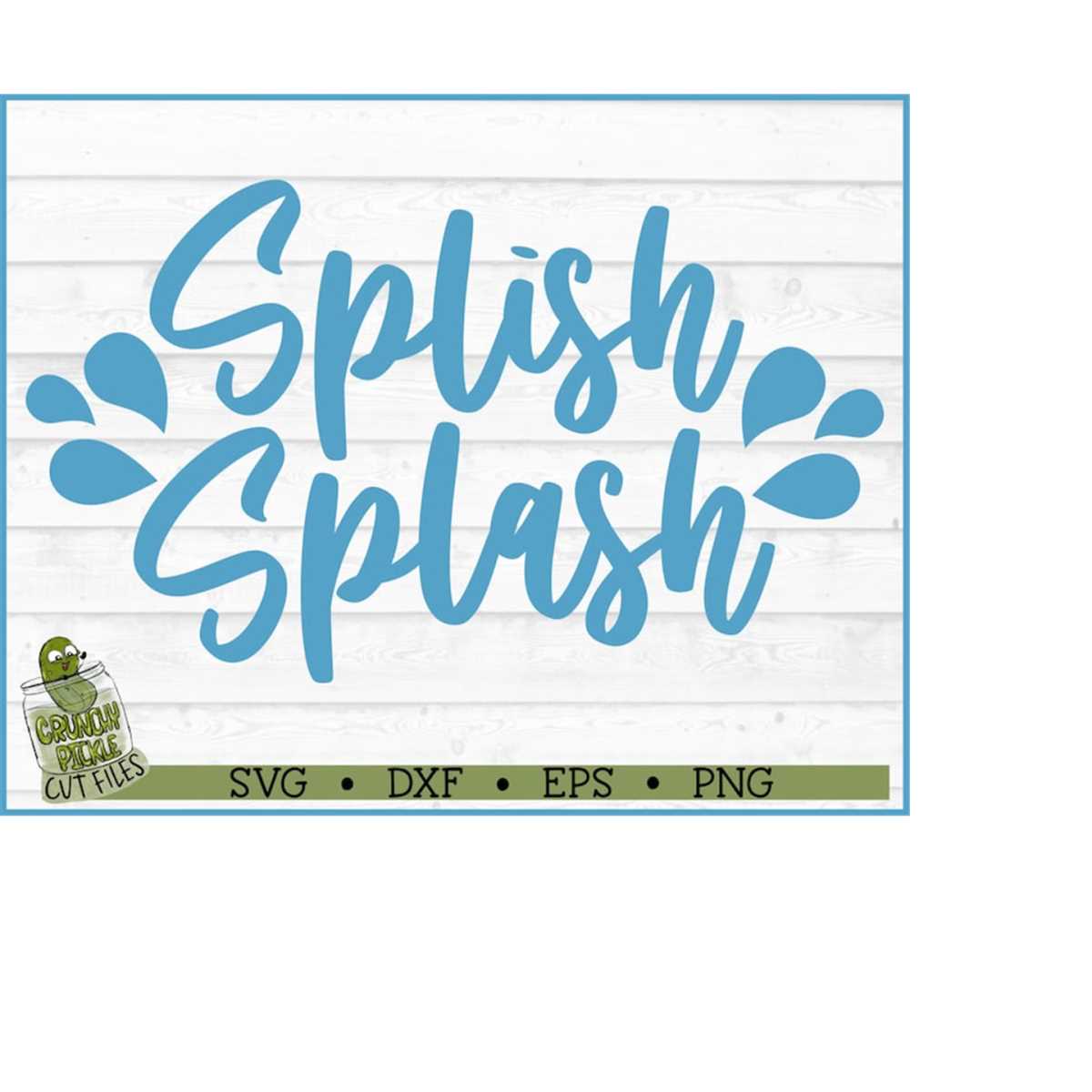 Splish Splash SVG File, dxf, eps, png, Bathroom Sign svg, Wa - Inspire ...
