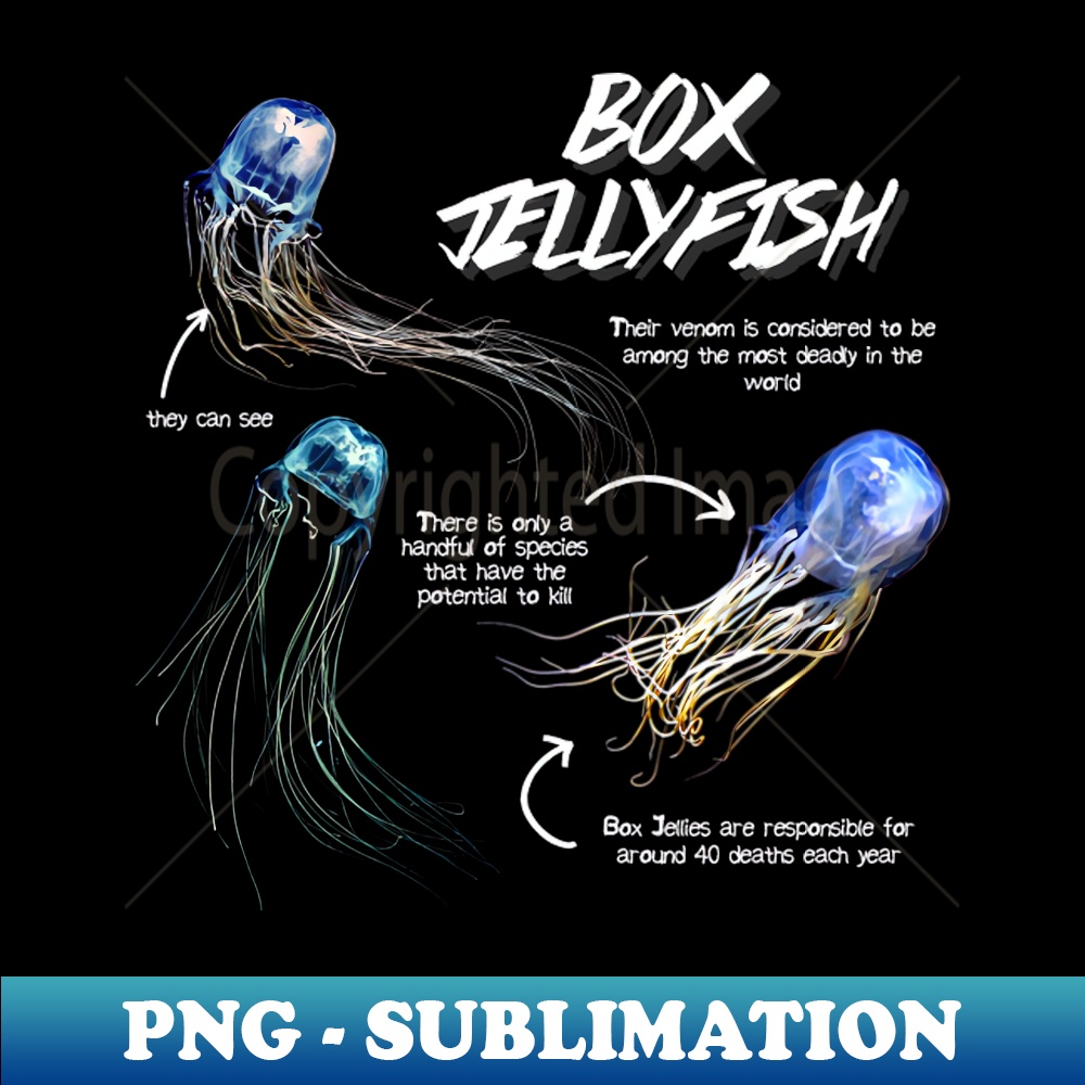 Box Jellyfish Fun Facts - PNG Transparent Sublimation Design | Inspire ...