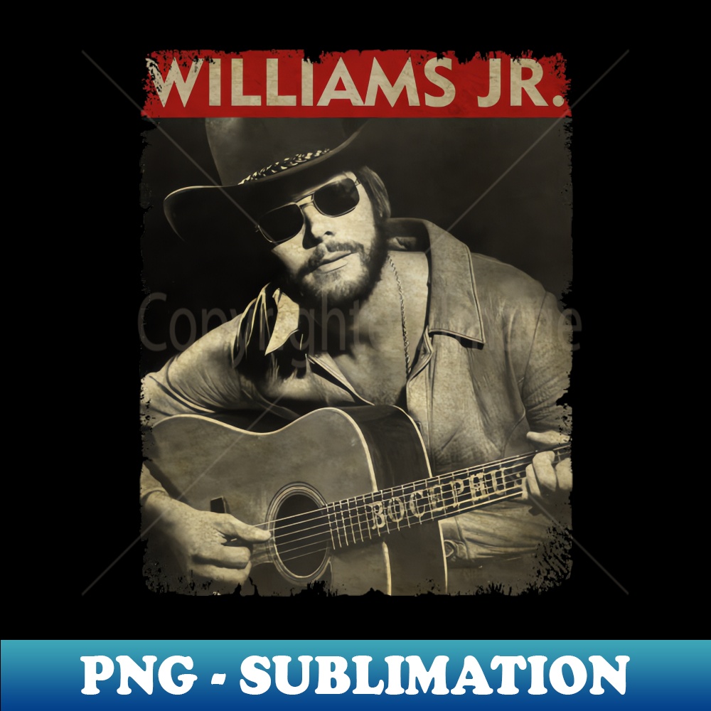 Hank Williams Jr - RETRO STYLE - PNG Transparent Digital Dow | Inspire ...