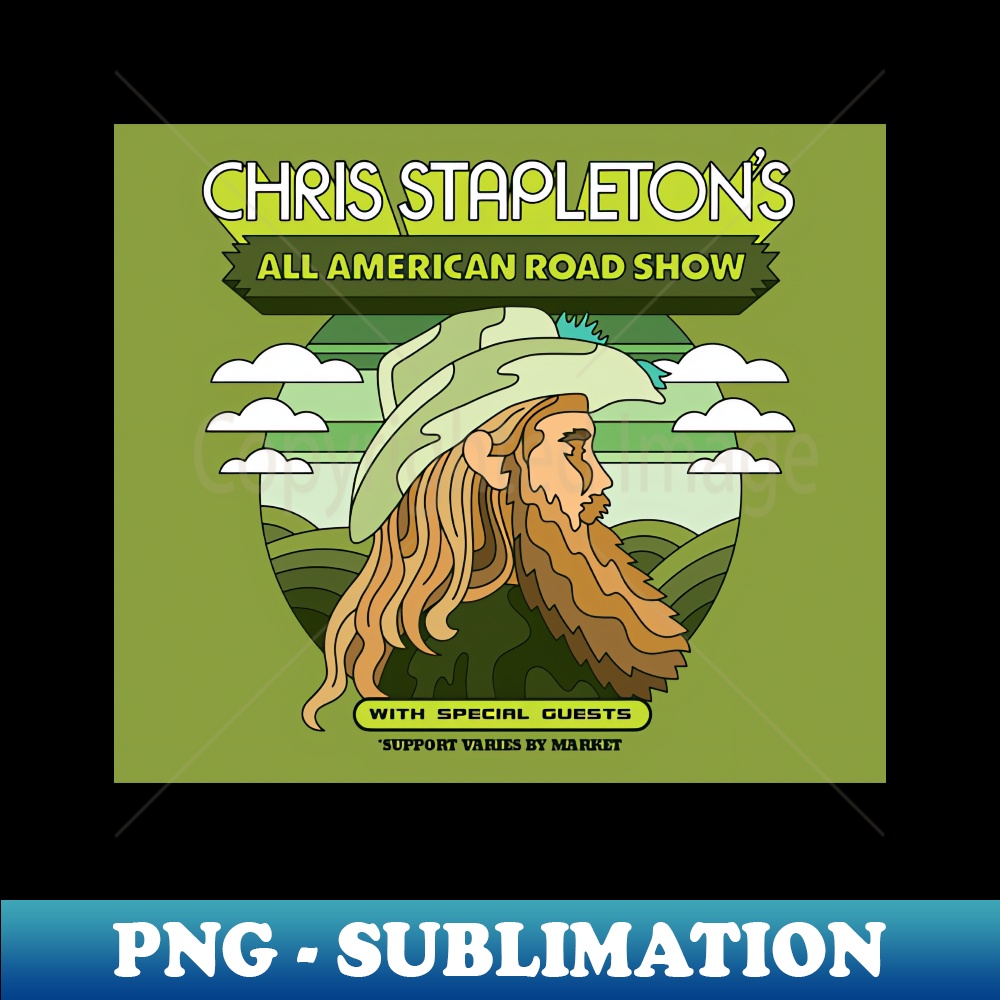 Chris Stapleton music tour - Unique Sublimation PNG Download | Inspire ...