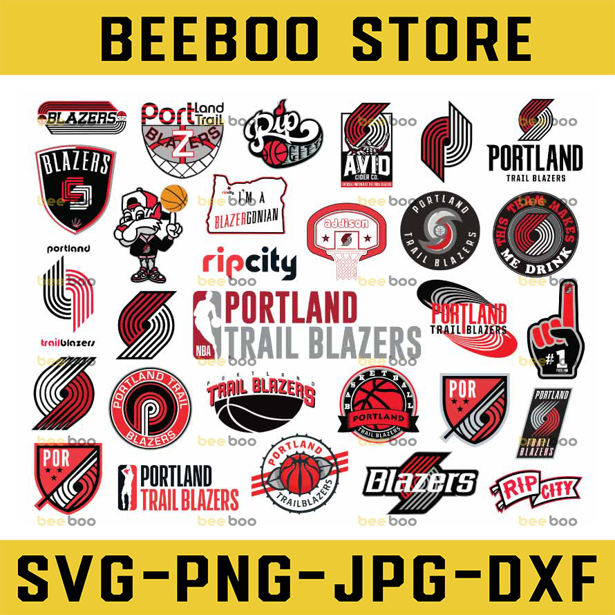30 Files NBA Portland Trail Blazers svg,Portland svg,Trail s - Inspire ...