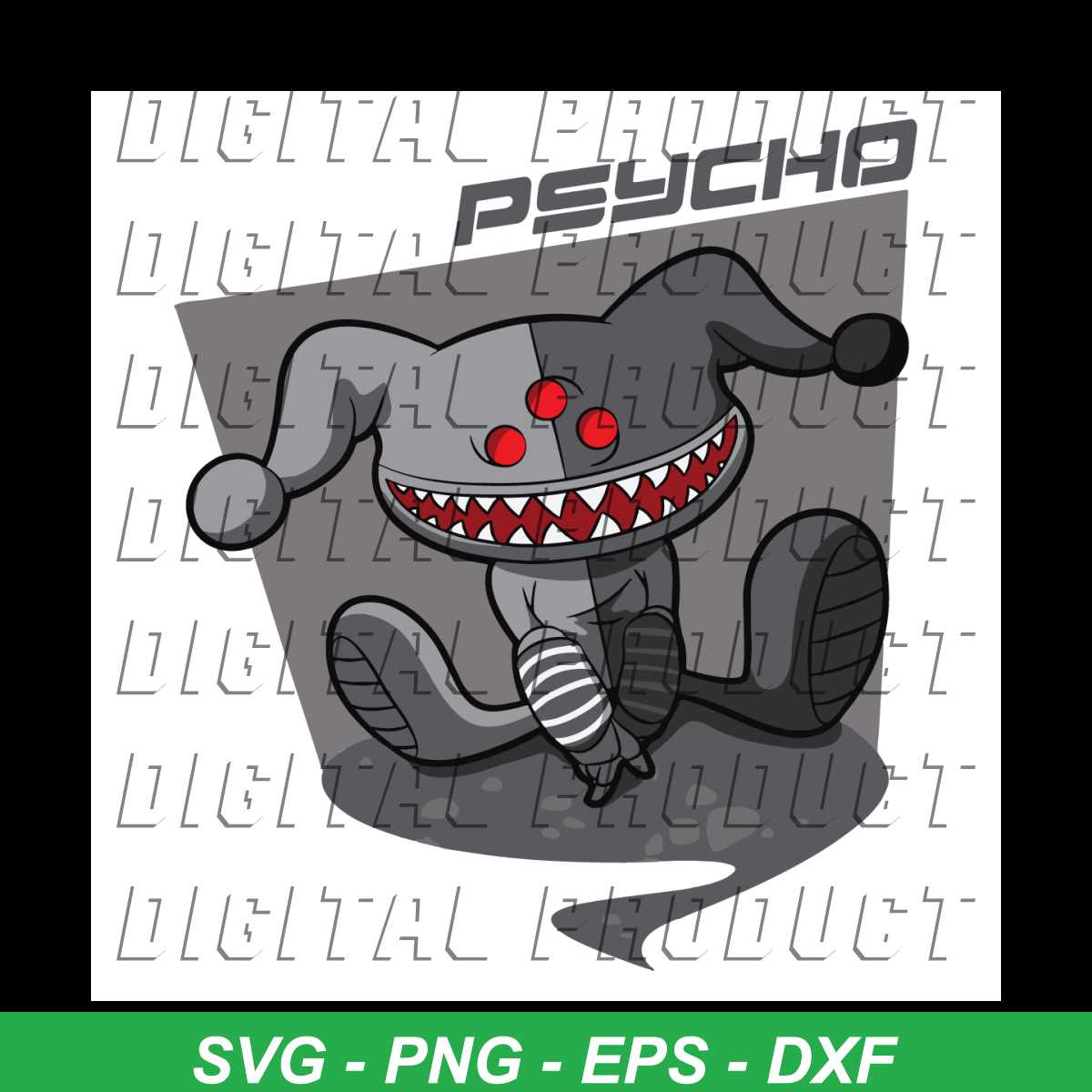 Killer Rabbit Monster 3 Eyes Psycho Svg, Trending Svg, Kille | Inspire ...