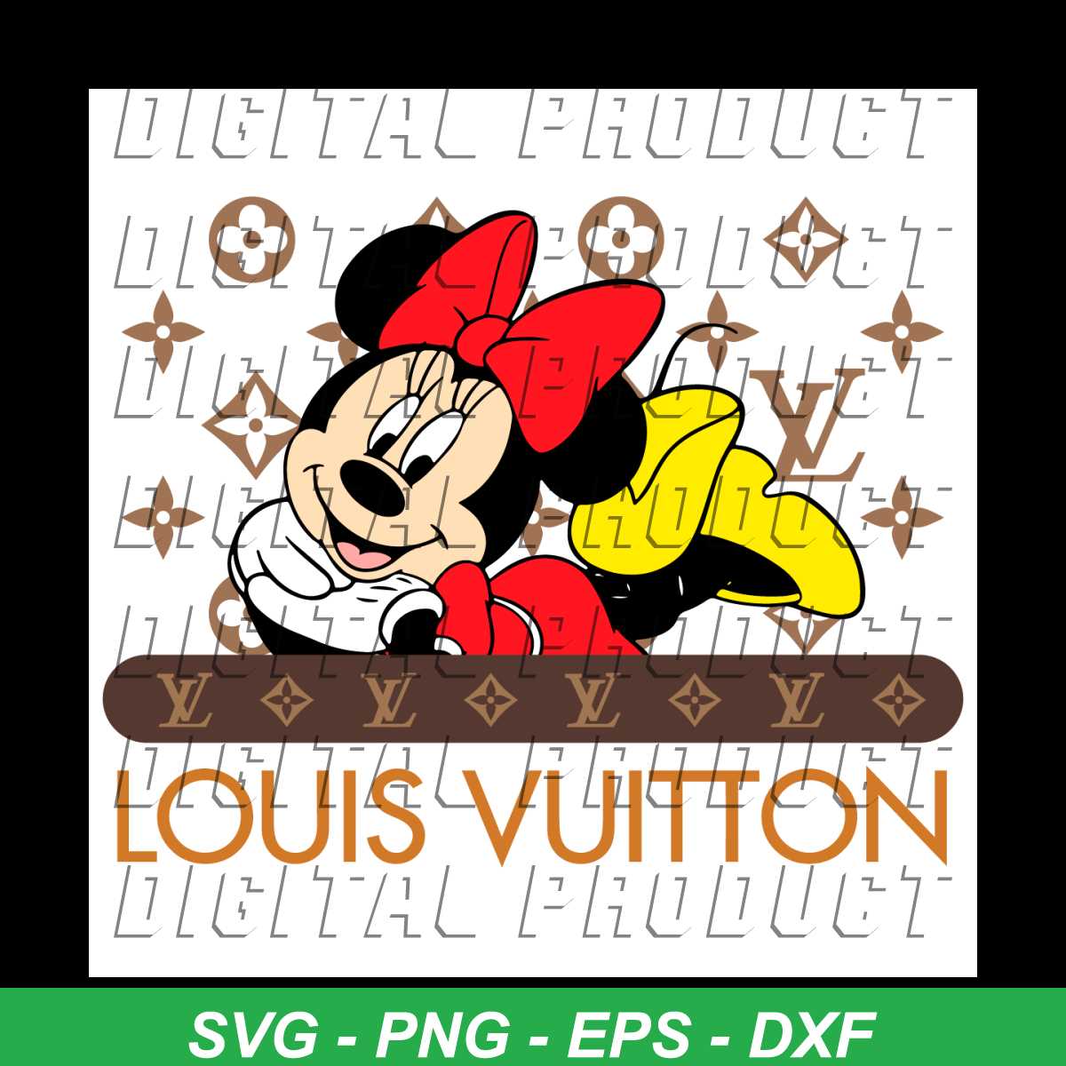 Louis Vuitton Minnie Mouse Svg, Trending Svg, LV Minnie Svg, | Inspire ...