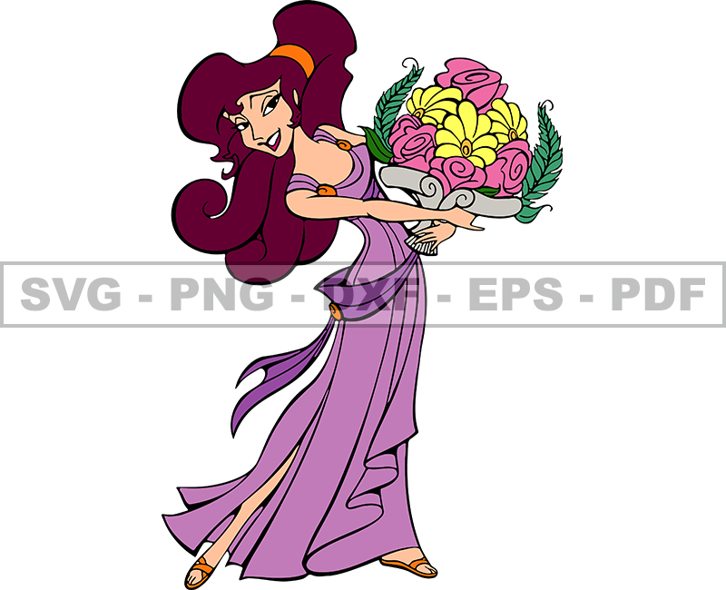 Megara Disney Svg, Cartoon Customs SVG, EPS, PNG, DXF 216 - Inspire Uplift
