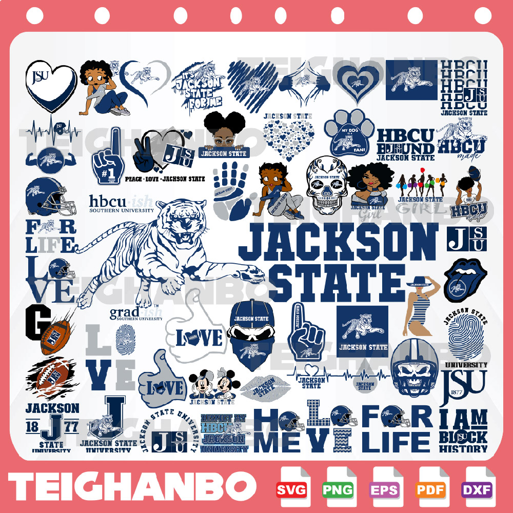 jackson state svg - Inspire Uplift