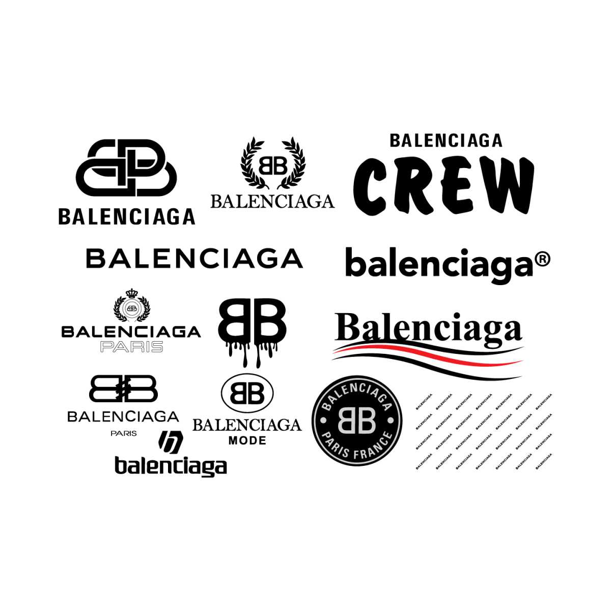 Balenciaga Logos Svg Bundle, Trending Svg, Balenciaga Svg, B | Inspire ...