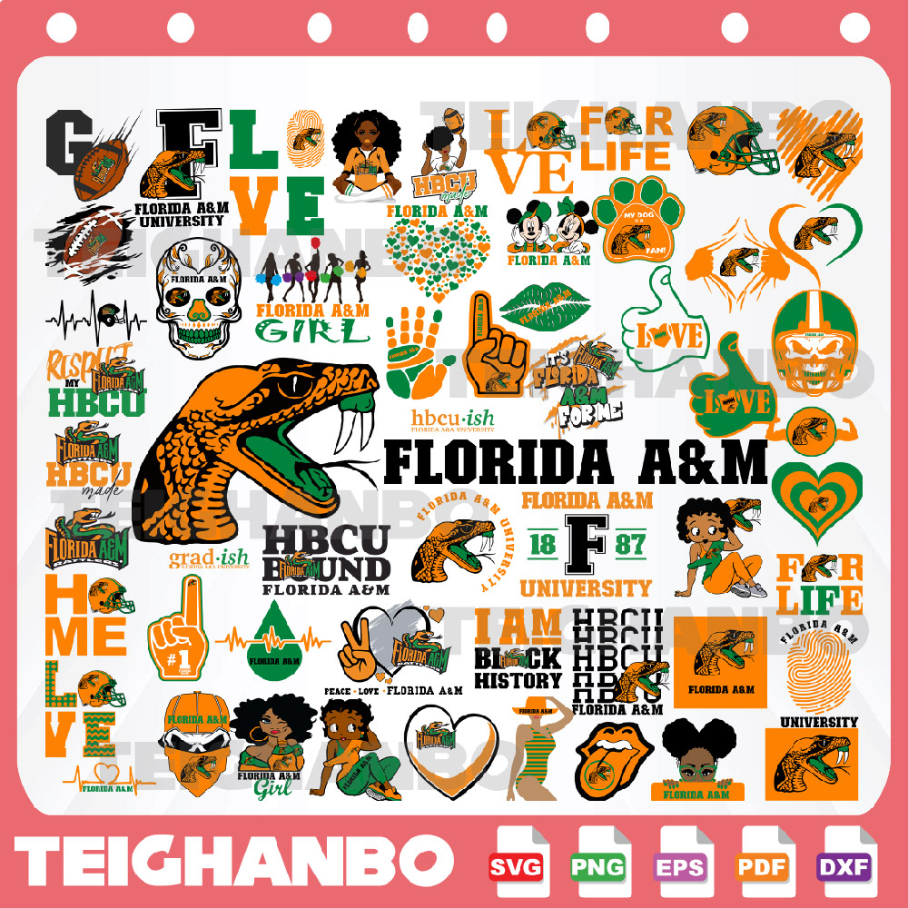 57 Files Famu Rattlers Team Bundles Svg, Famu Rattlers SVG, | Inspire ...