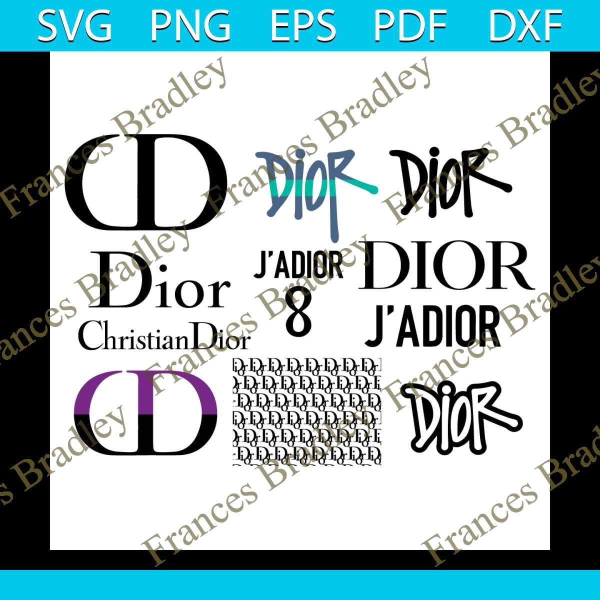 Dior Logos Svg Bundle, Trending Svg, Dior Svg, Christian Dio | Inspire ...