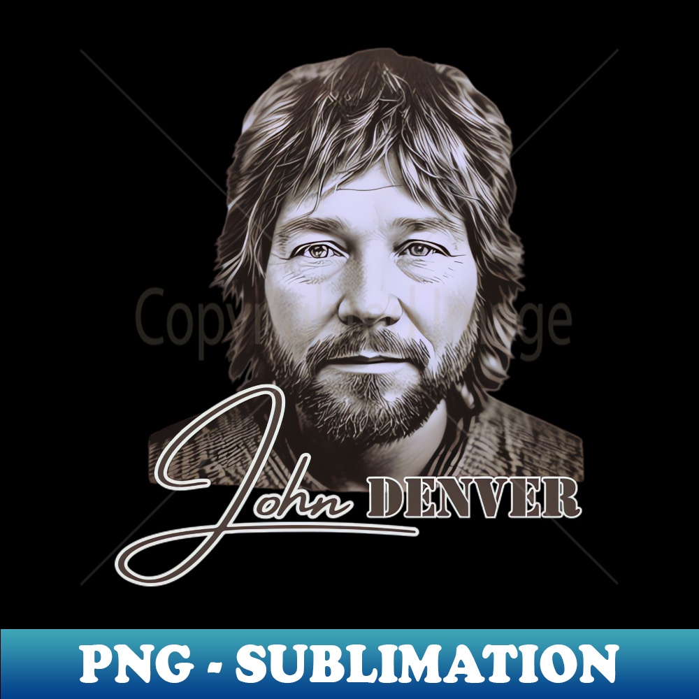 Vintage 70s John Denver - PNG Transparent Digital Download F | Inspire ...