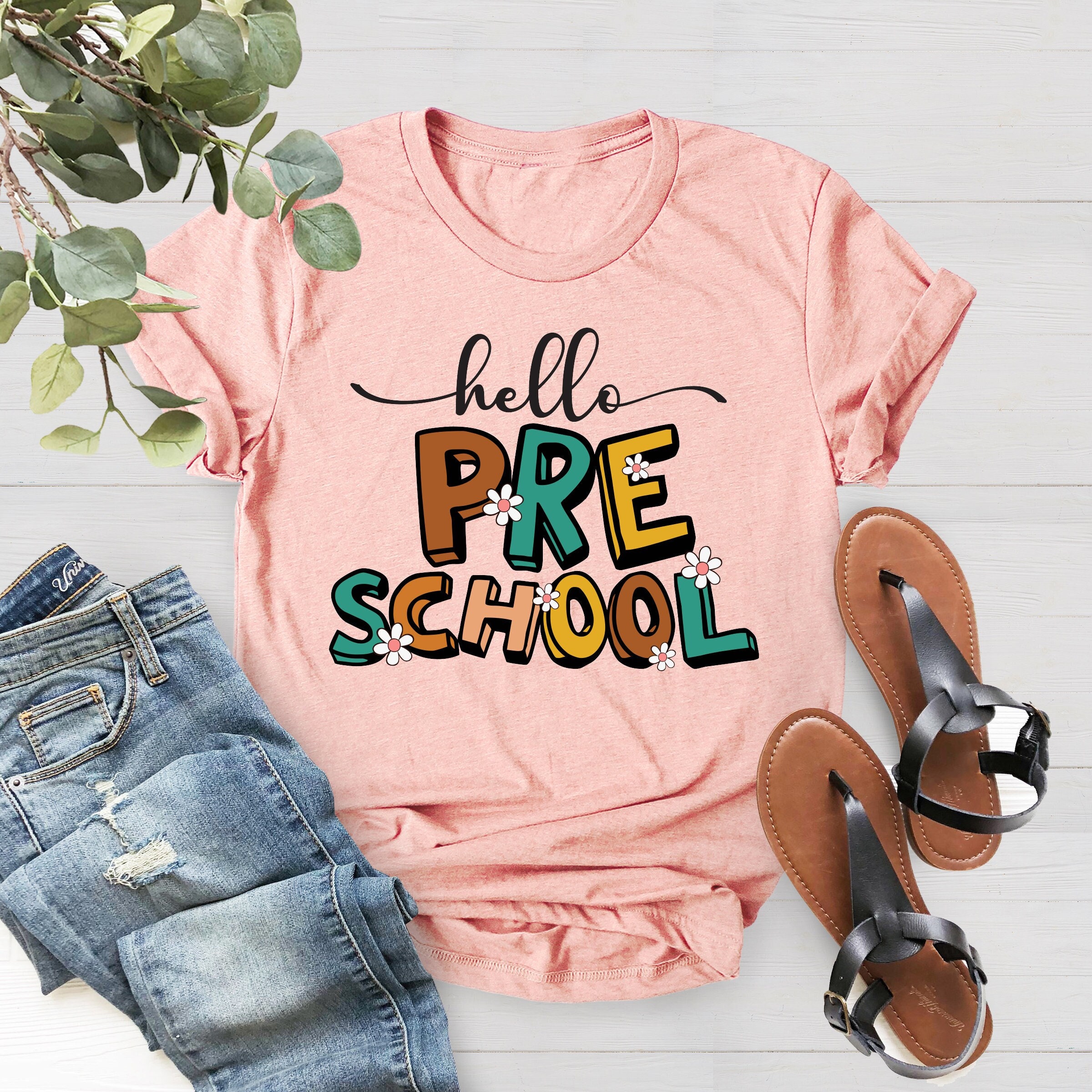 Hello Teacher Shirt PNGs, Back to School Teacher Shirt PNG, | Inspire ...