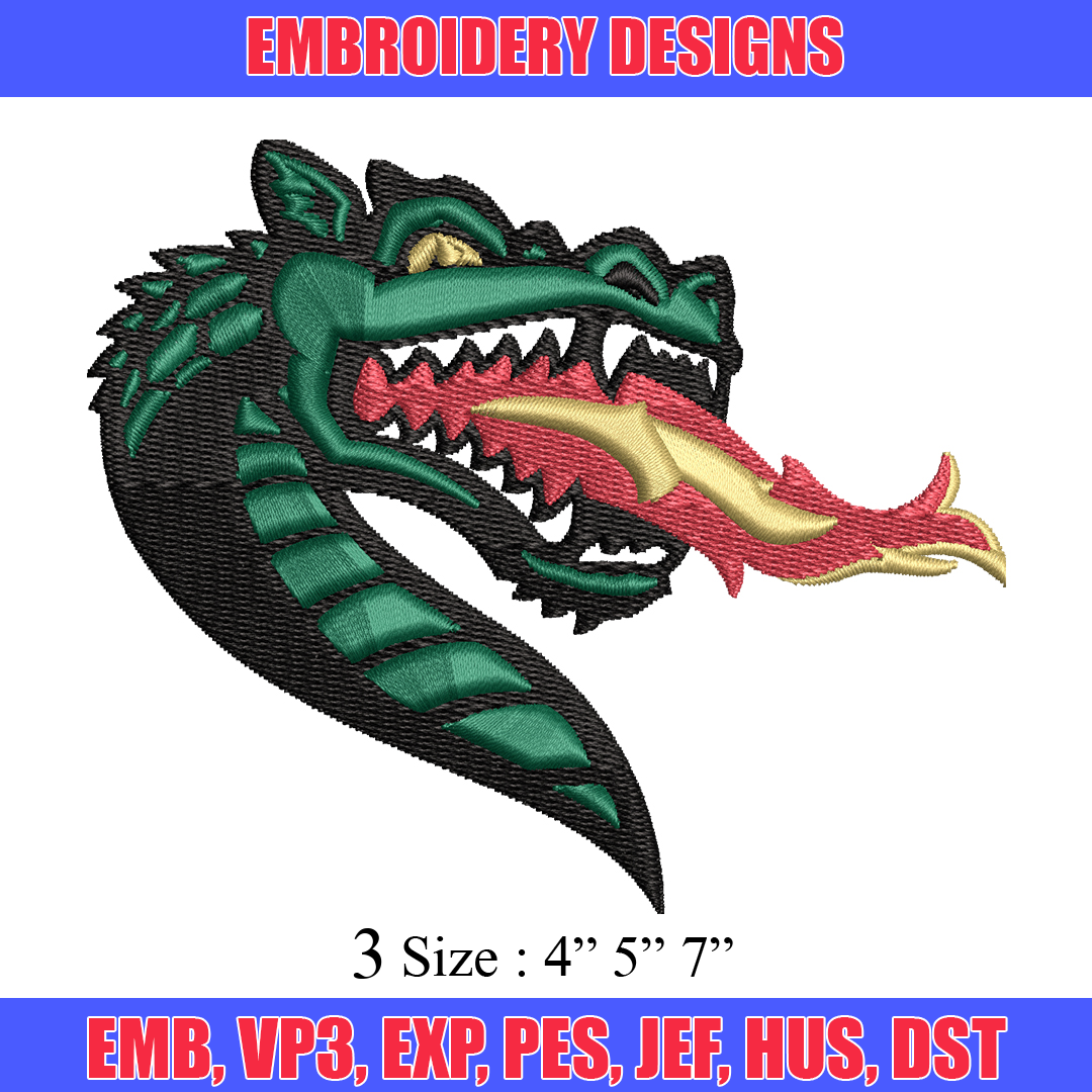 UAB Blazers embroidery design, UAB Blazers embroidery, logo | Inspire ...
