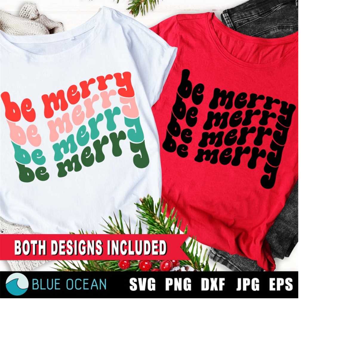 Be merry SVG, Be Merry PNG, Merry Christmas SVG, Christmas S - Inspire ...