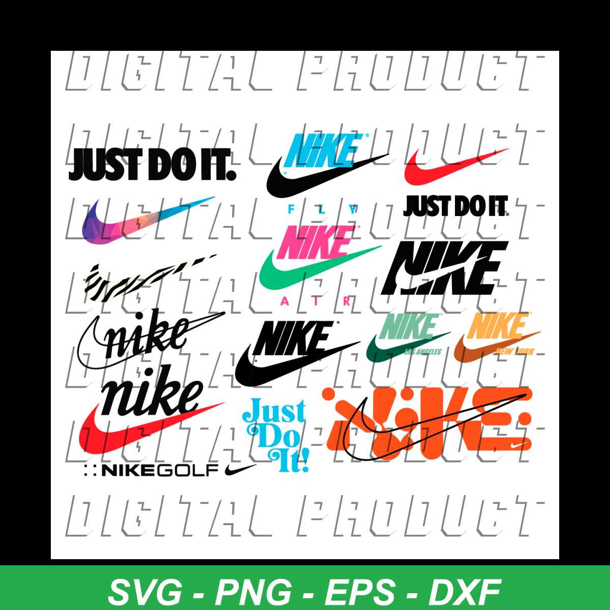 Nike Logos Svg Bundle, Trending Svg, Nike Svg, Nike Logo Svg | Inspire ...