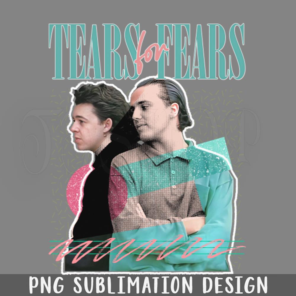 80s Retro Tears For Fears PNG Download | Inspire Uplift