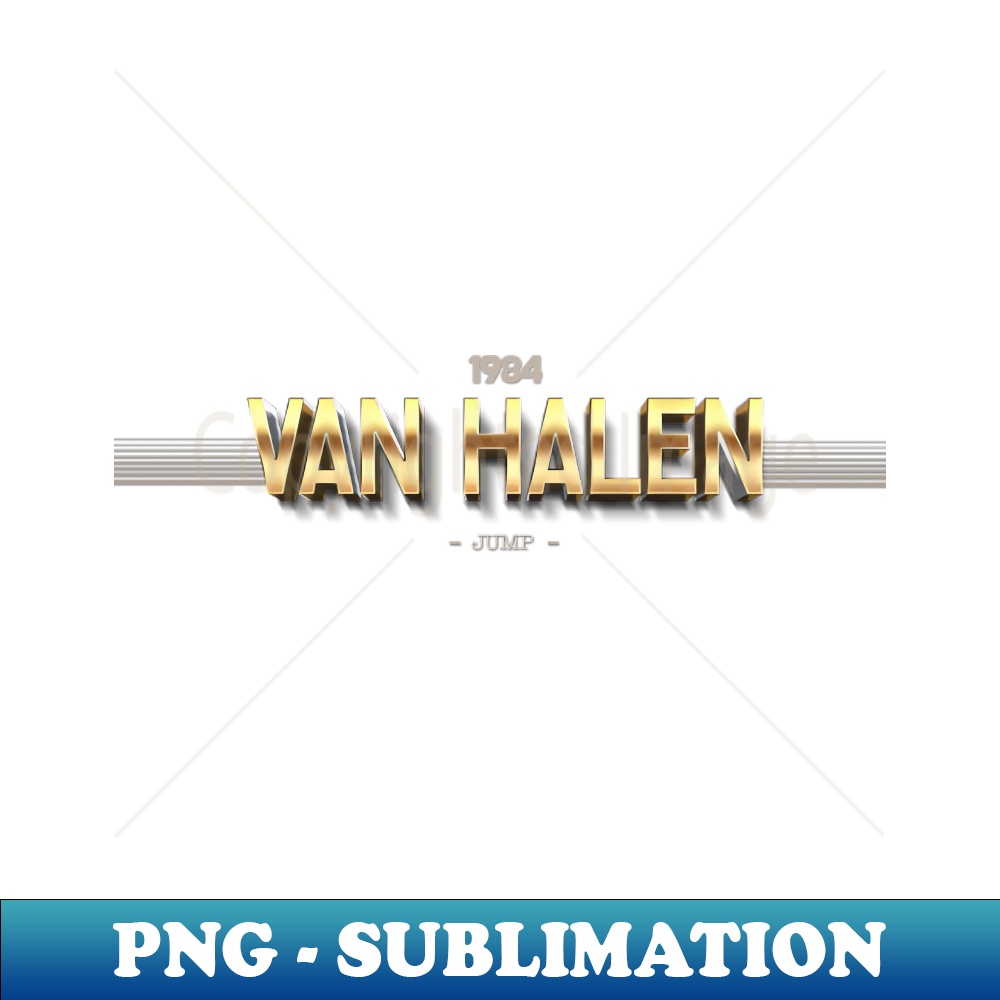 1984 van halen - retro text style - Aesthetic Sublimation Di - Inspire ...