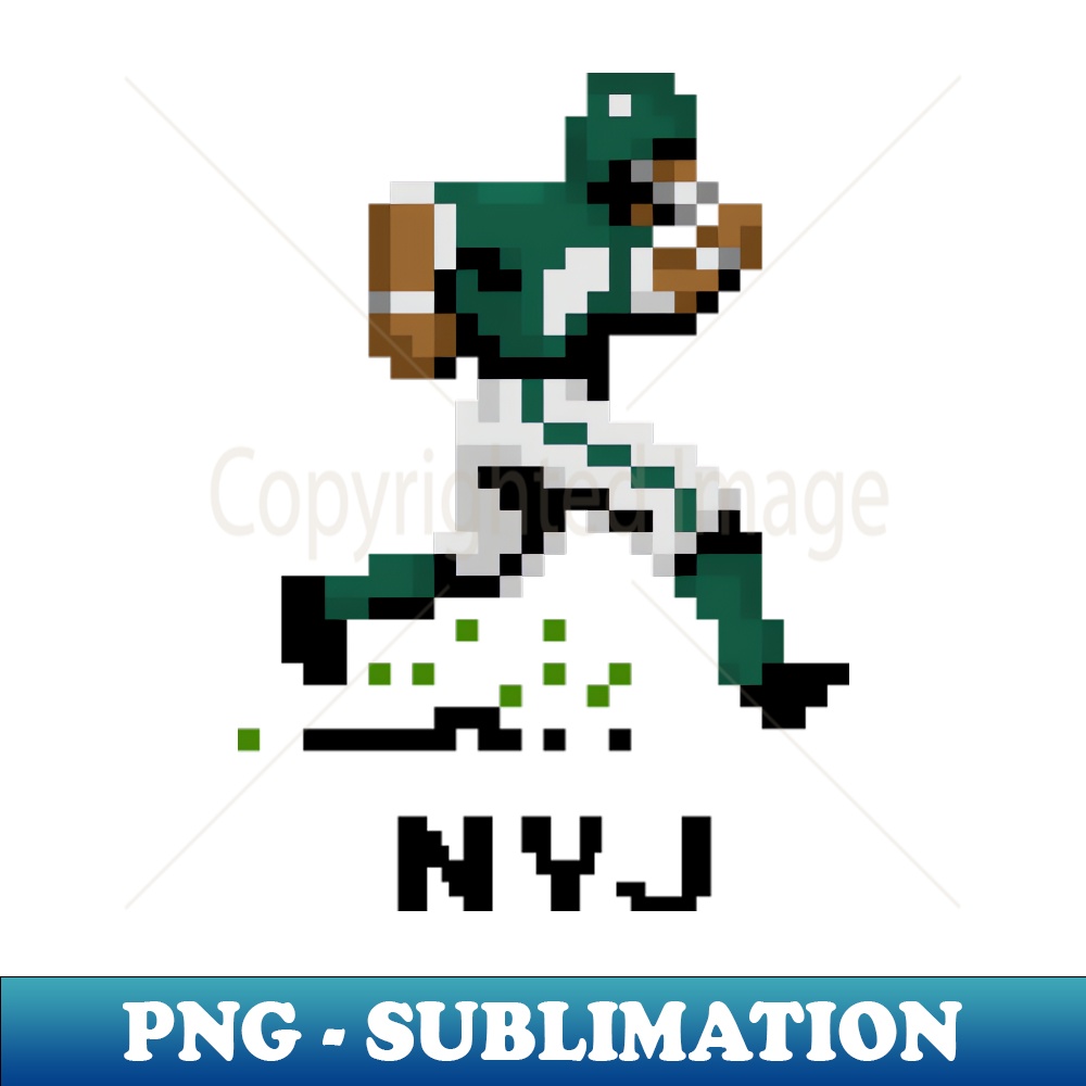 16-Bit Football - New York - PNG Transparent Sublimation Fil | Inspire ...