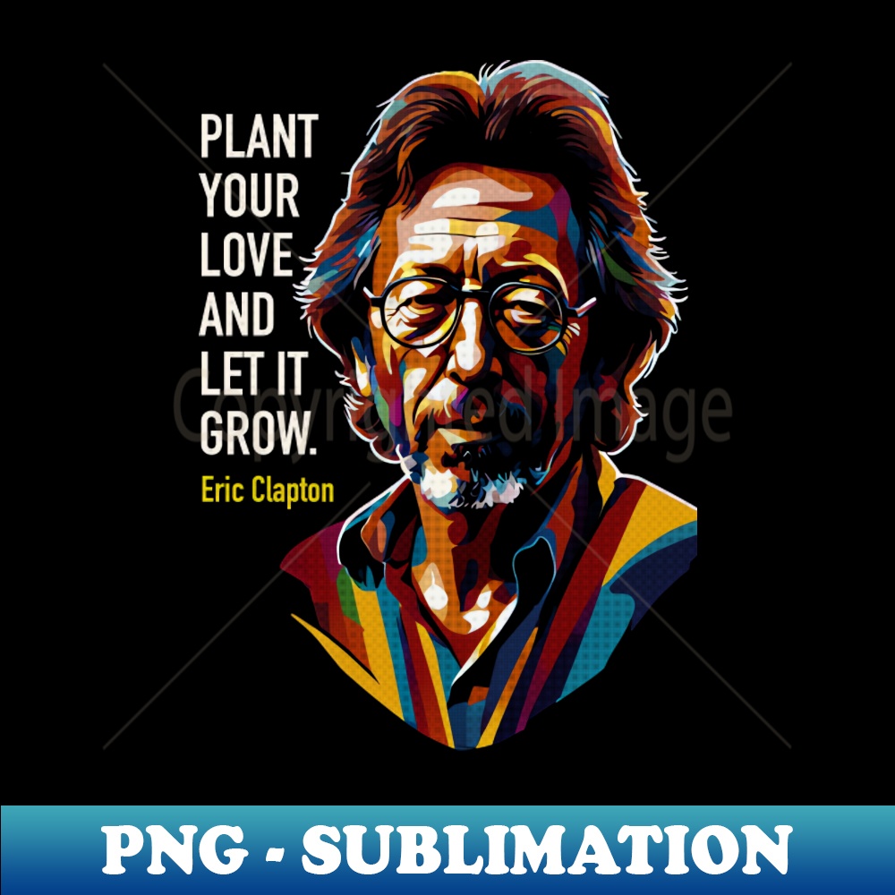 Eric Clapton popart - Unique Sublimation PNG Download - Unle - Inspire ...
