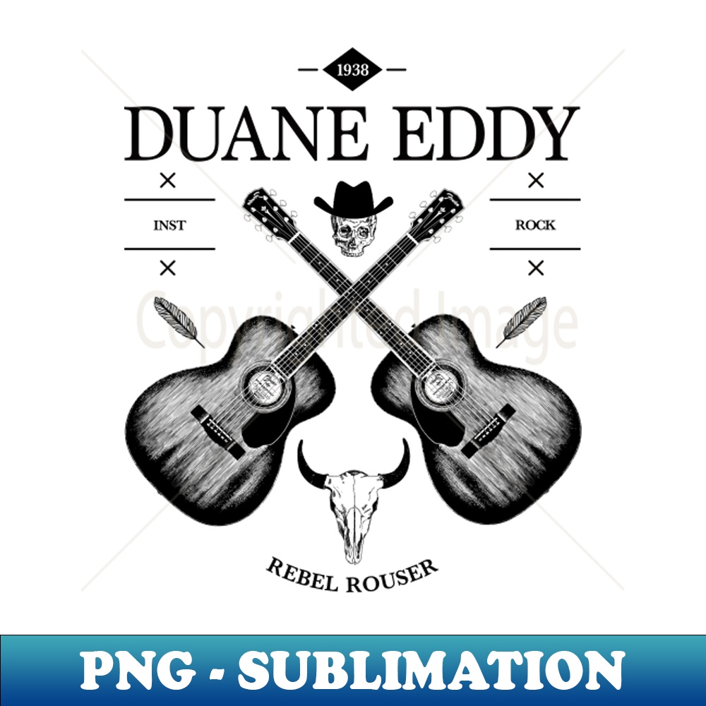 Duane Eddy Acoustic Guitar Vintage Logo - Modern Sublimation | Inspire ...