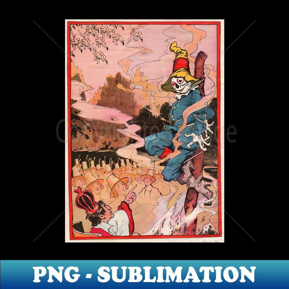 Scarecrow Crucified by Pope - Signature Sublimation PNG File | Inspire ...