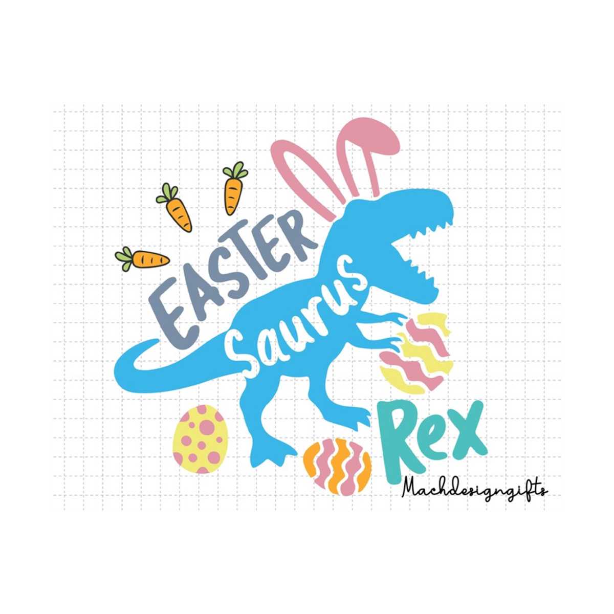 Easter Saurus Rex Svg, Dinosaur Svg, Easter Svg, Easter Day | Inspire ...