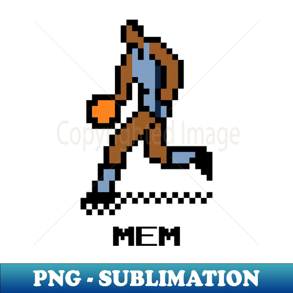 8-Bit Basketball - Memphis - Modern Sublimation PNG File - C | Inspire ...