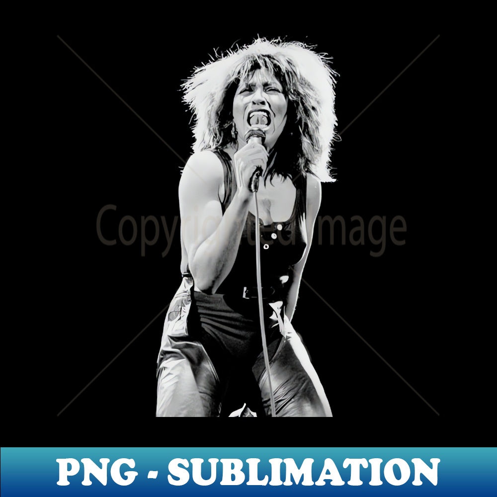 Tina Turner - Retro PNG Sublimation Digital Download - Perfe | Inspire Uplift