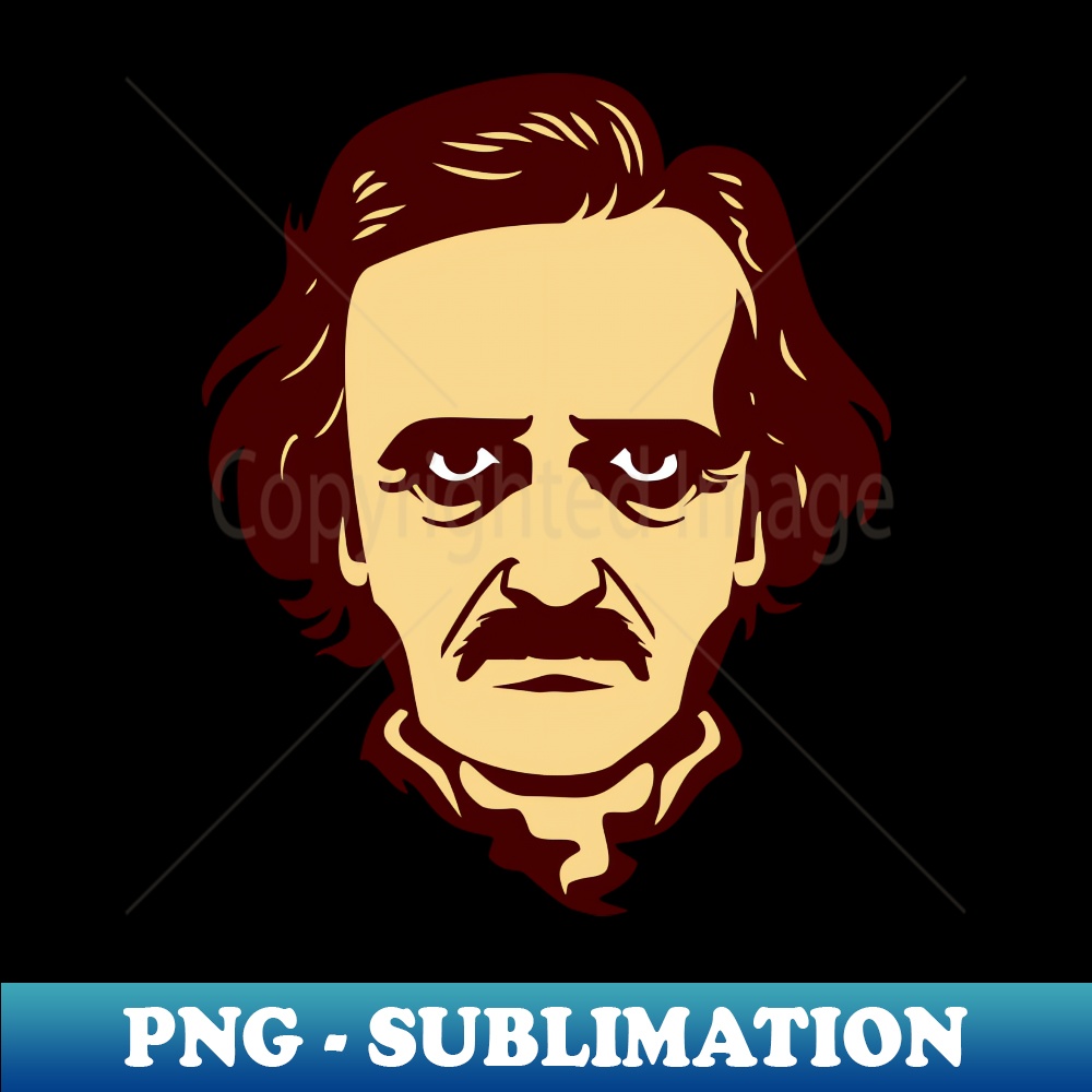Edgar Allan Poe - PNG Transparent Digital Download File for | Inspire ...