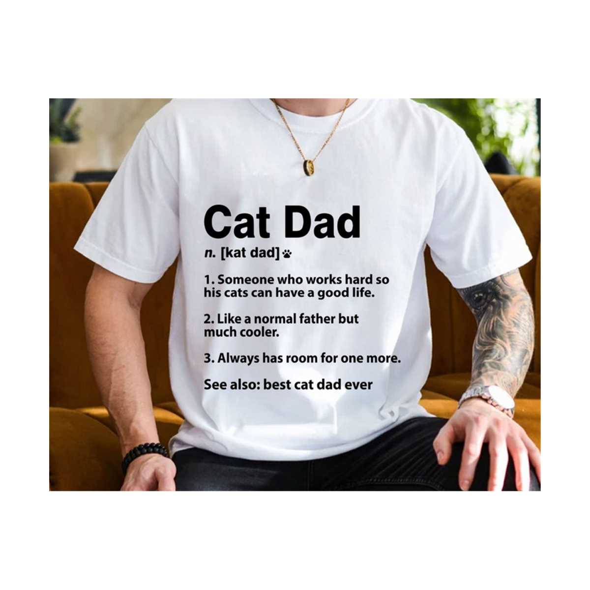 Cat Dad Definition Svg, Cat Dad Dictionary Meaning Svg, Fath | Inspire ...