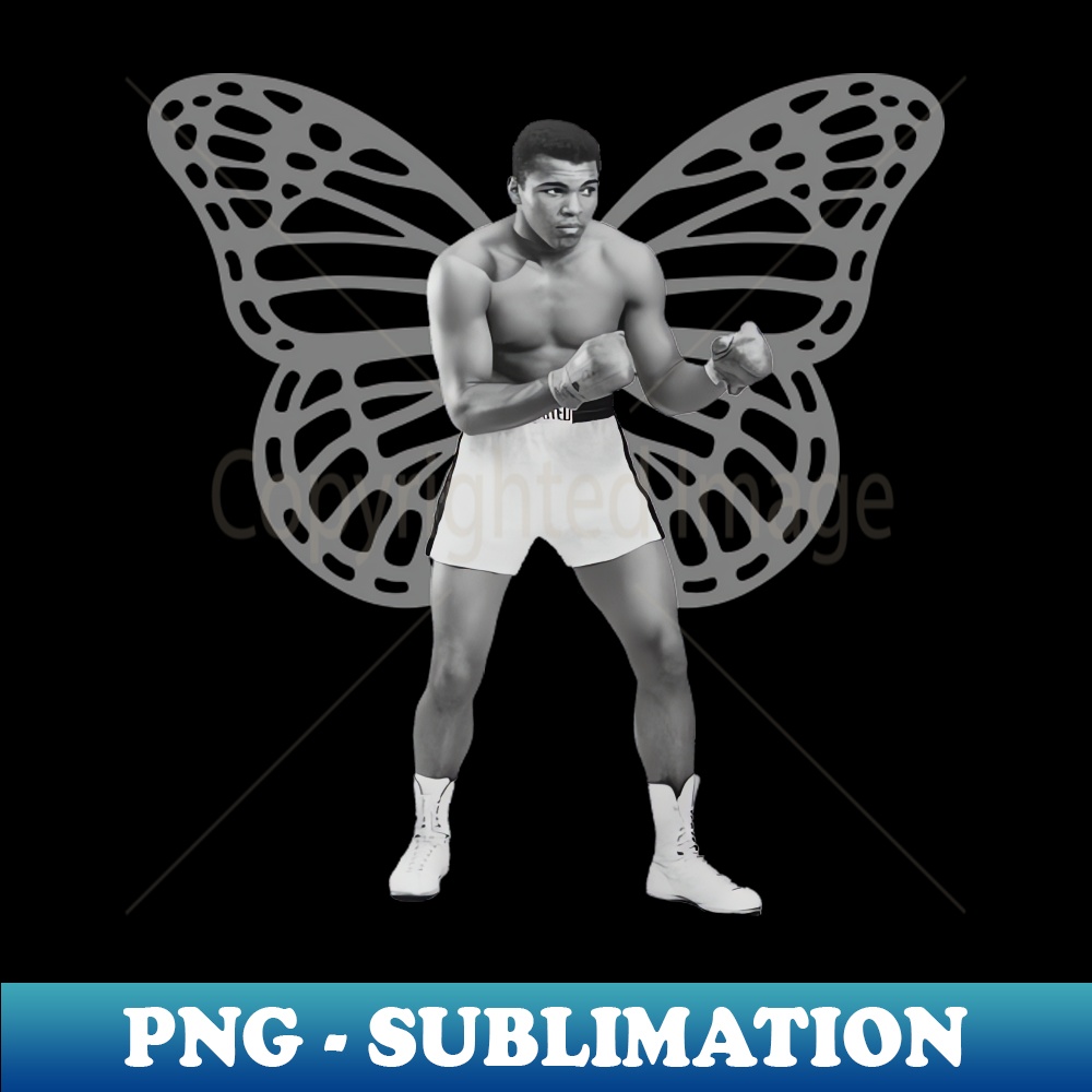 Muhammad Ali - Float Like a Butterfly - Signature Sublimatio | Inspire ...