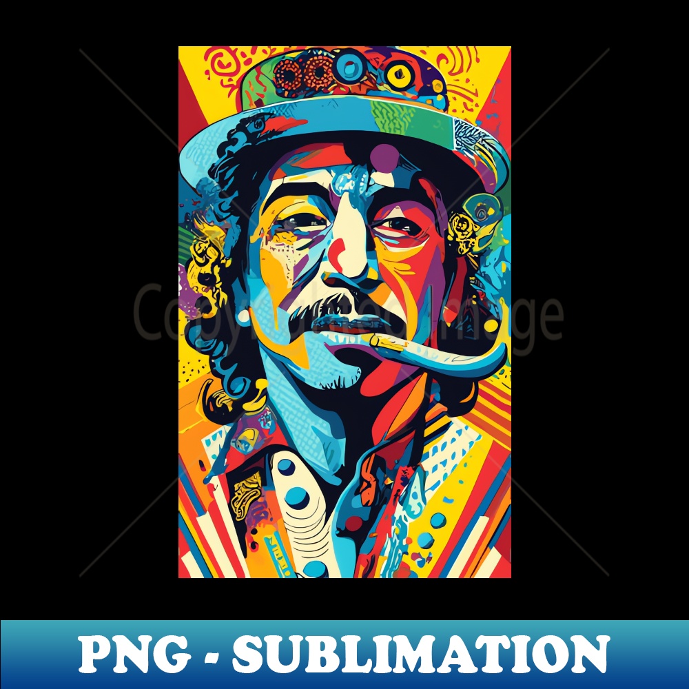 Carlos Santana fan art - High-Resolution PNG Sublimation Fil - Inspire ...