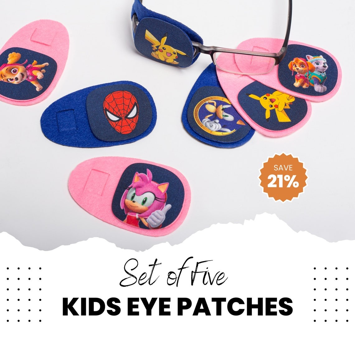 Set of 5 Eye Patch For Kids | Eye Patch | lazy eye treatment | Inspire ...
