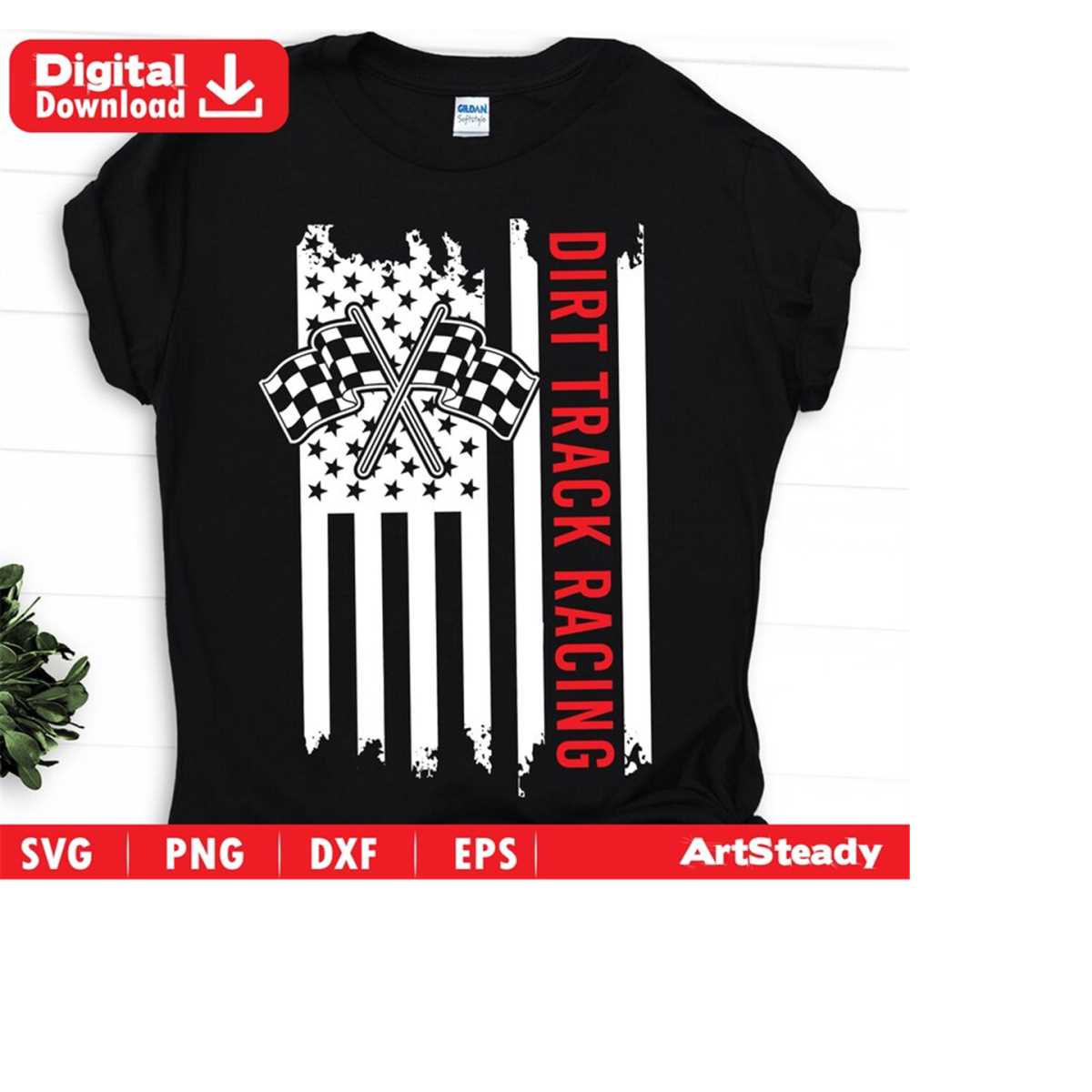 Factory Stock Dirt Track Racing Svg