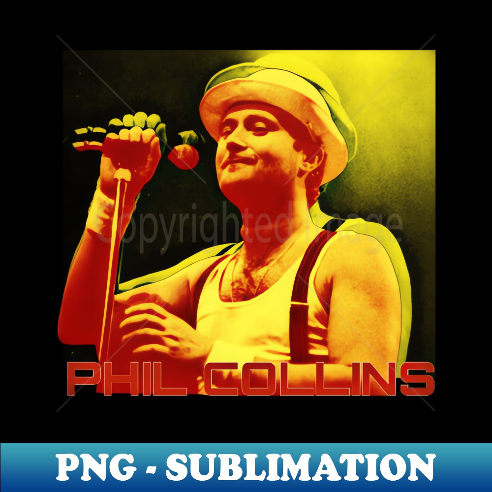 phil collins vintage style - PNG Transparent Sublimation Des | Inspire ...