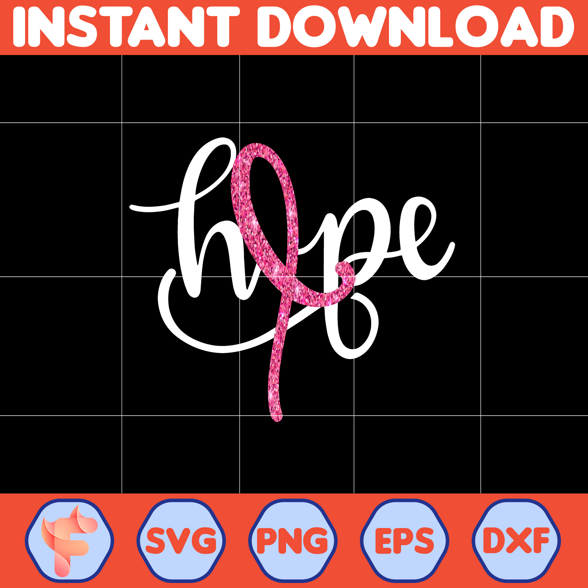 Breast Cancer Svg, Hope Svg, Pink Awareness Ribbon Svg, Brea | Inspire ...