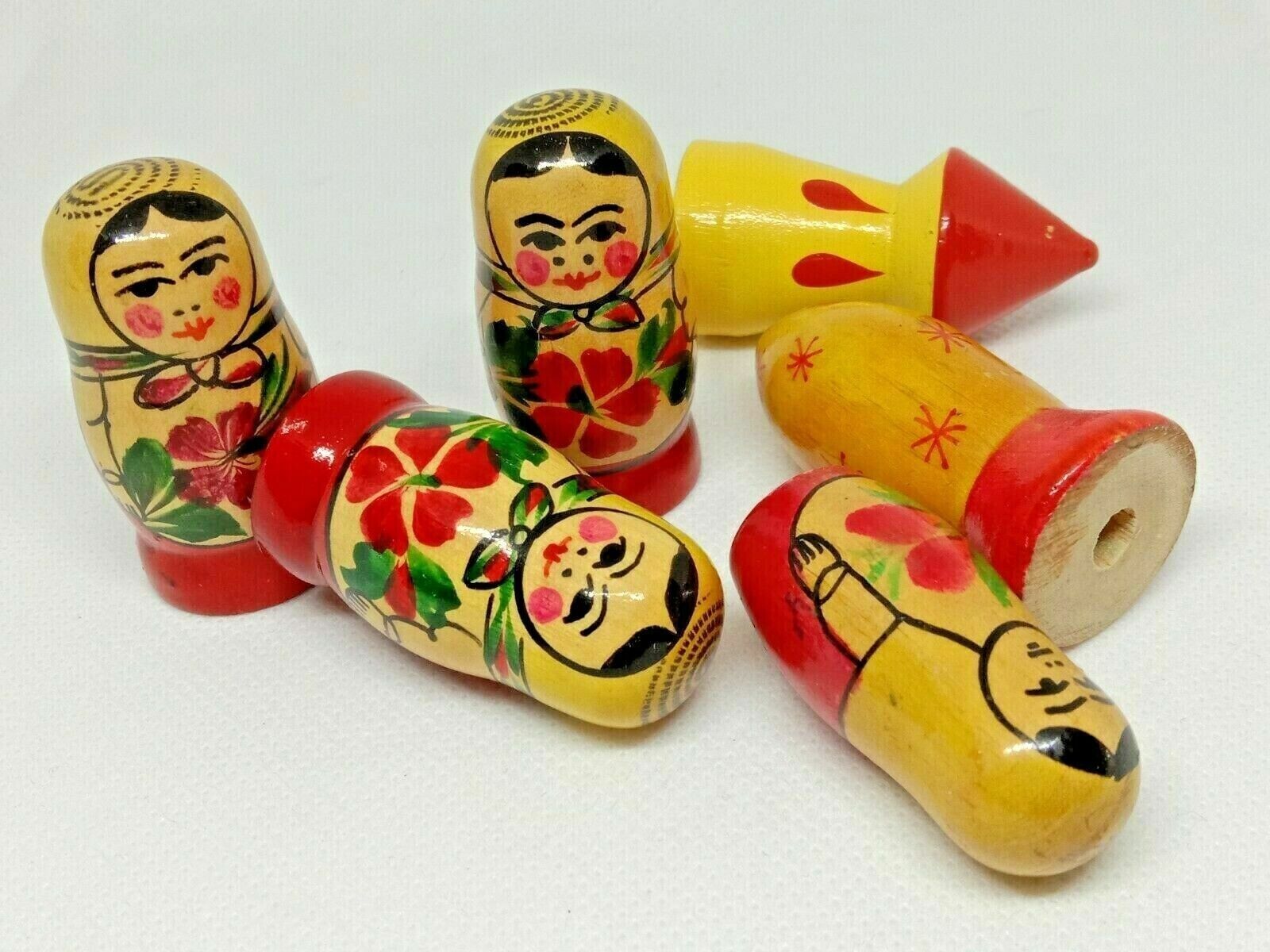 Set Wooden Toys RUSSIAN MATRYOSHKA Nesting Dolls, Space Rock - Inspire ...