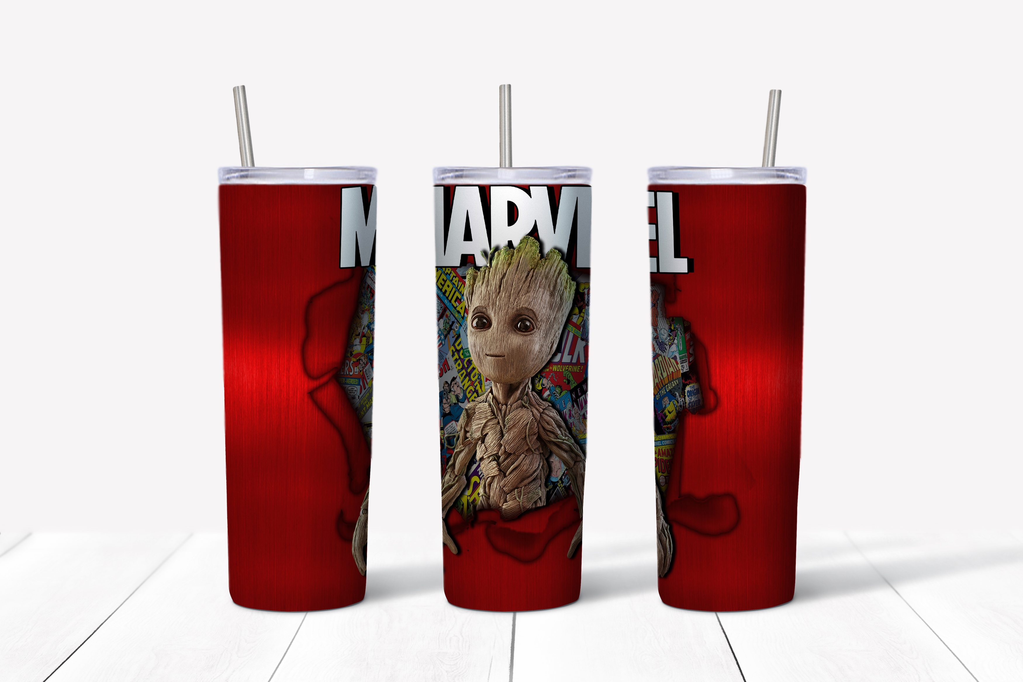 Baby Groot Tumbler PNG, Marvel designs tumbler, Straight Des | Inspire ...