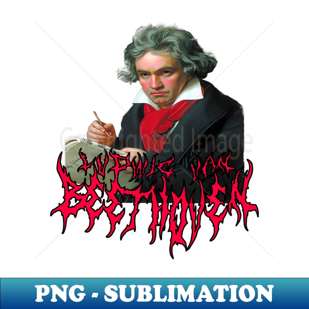 Beethoven Metal In Technicolor Ludwig Van Beethoven - PNG Tr | Inspire ...
