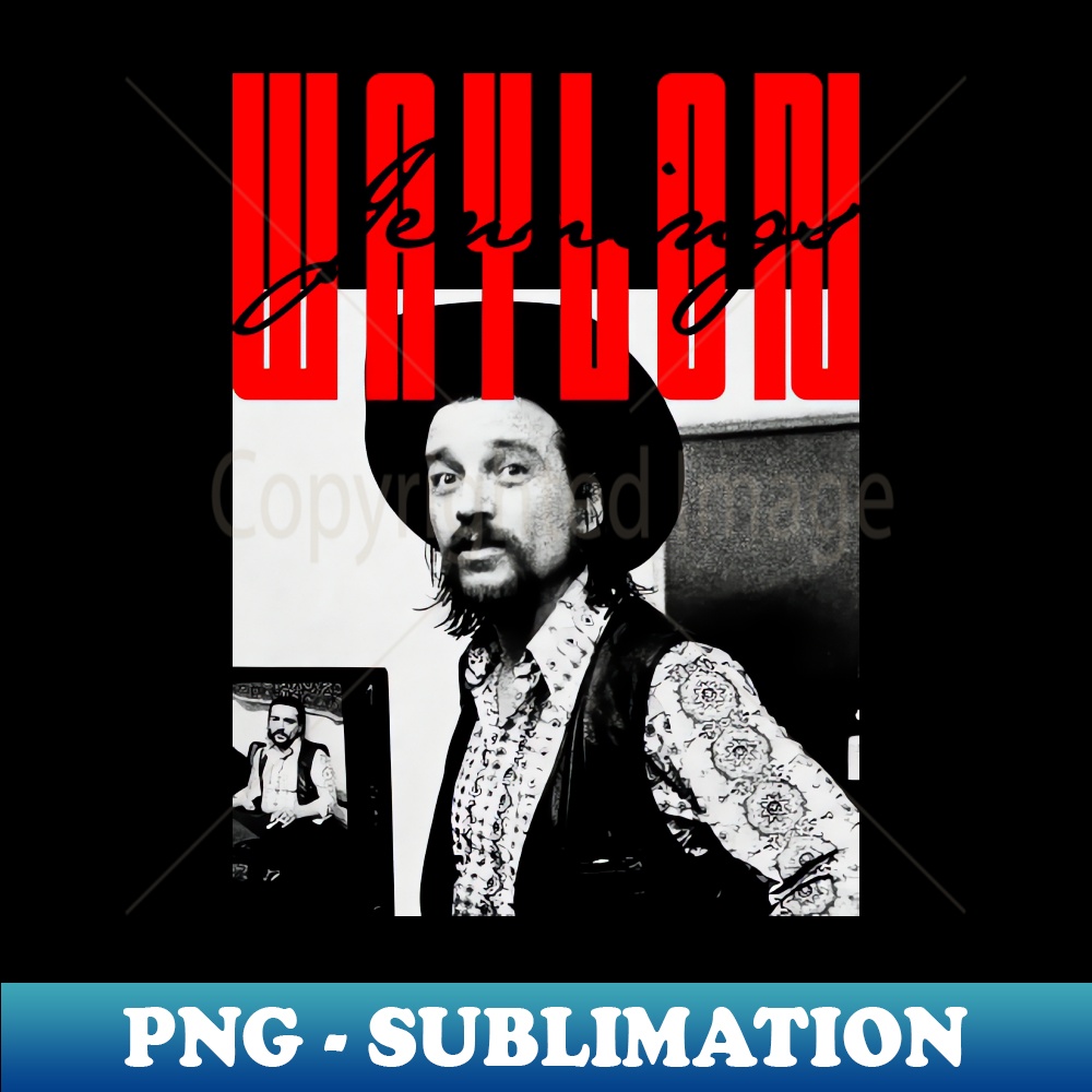 Waylon Jennings Faded Style 90s Aesthetic - Retro PNG Subli | Inspire ...