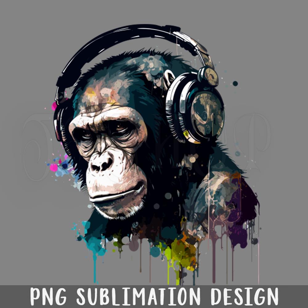 DJ Chimp PNG Download | Inspire Uplift