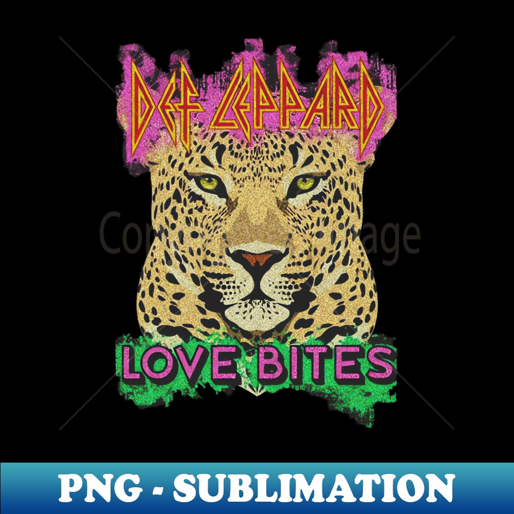 DEF LEPPARD love bites tiger - Professional Sublimation Digi | Inspire ...