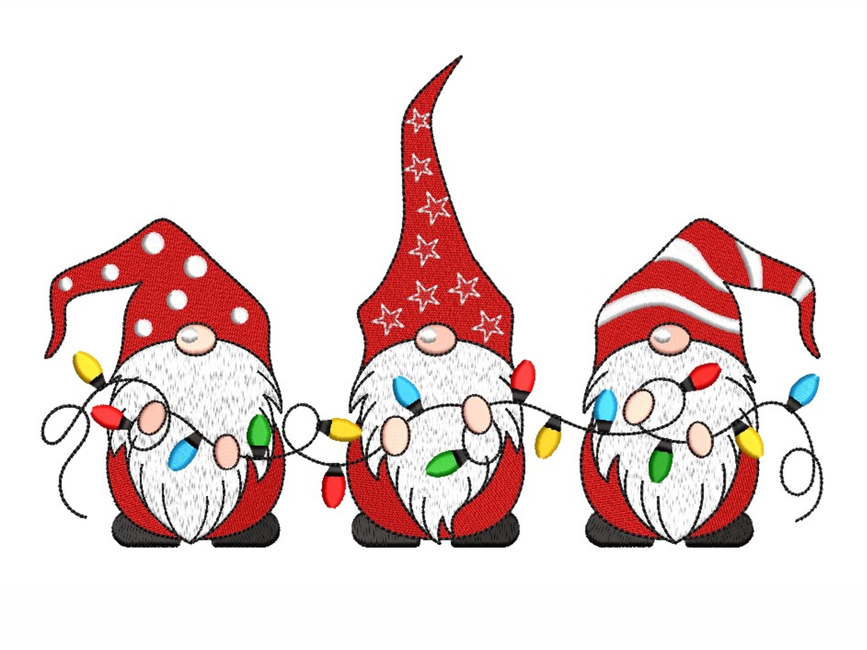 Christmas Gnomes - Experience the Joy of Embroidery - Instan | Inspire ...