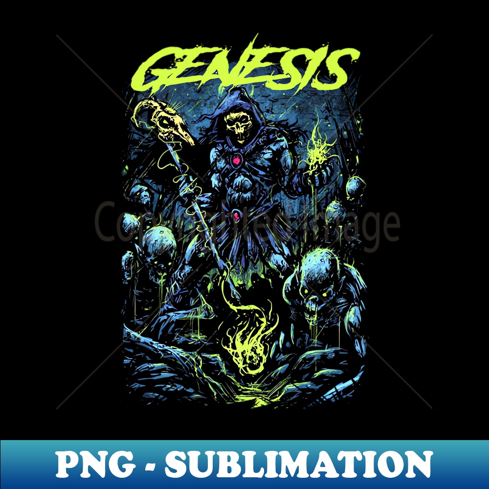 GENESIS BAND DESIGN - Sublimation-Ready PNG File - Stunning | Inspire ...
