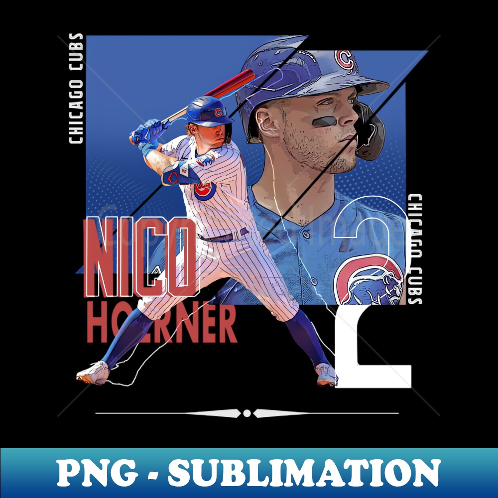 Nico Hoerner baseball Paper Poster Cubs 4 - PNG Transparent | Inspire ...