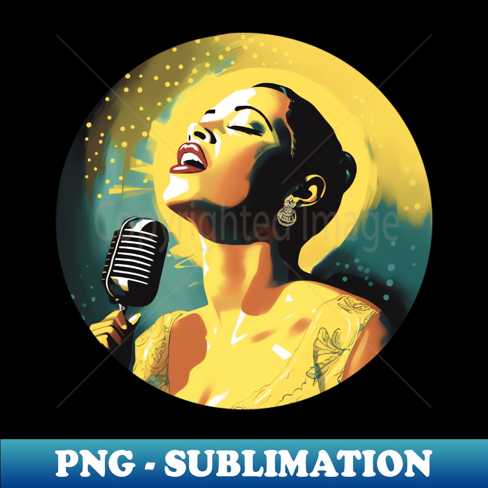 Billie Holiday Jazz Legend Singer Modern Portrait by LozsArt - Inspire ...