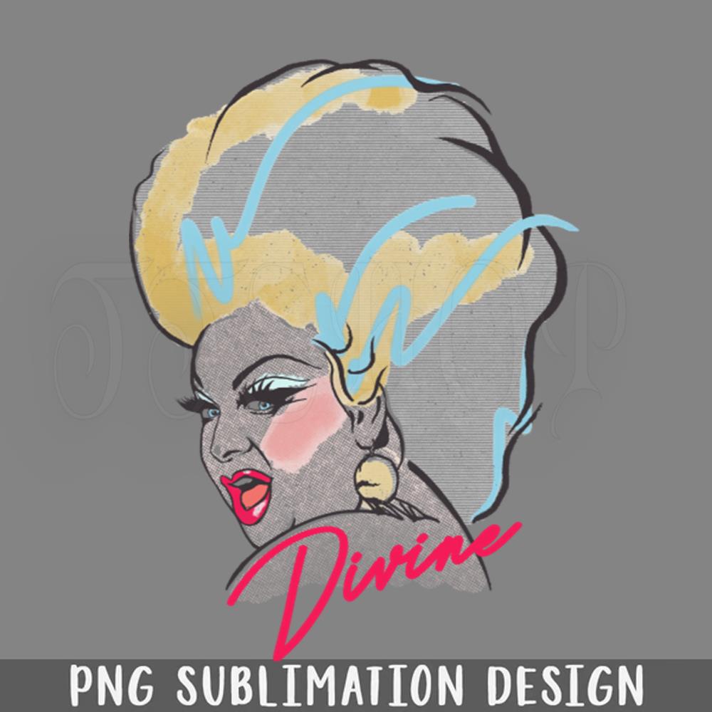 Divine Original Fan Artwork PNG Download | Inspire Uplift