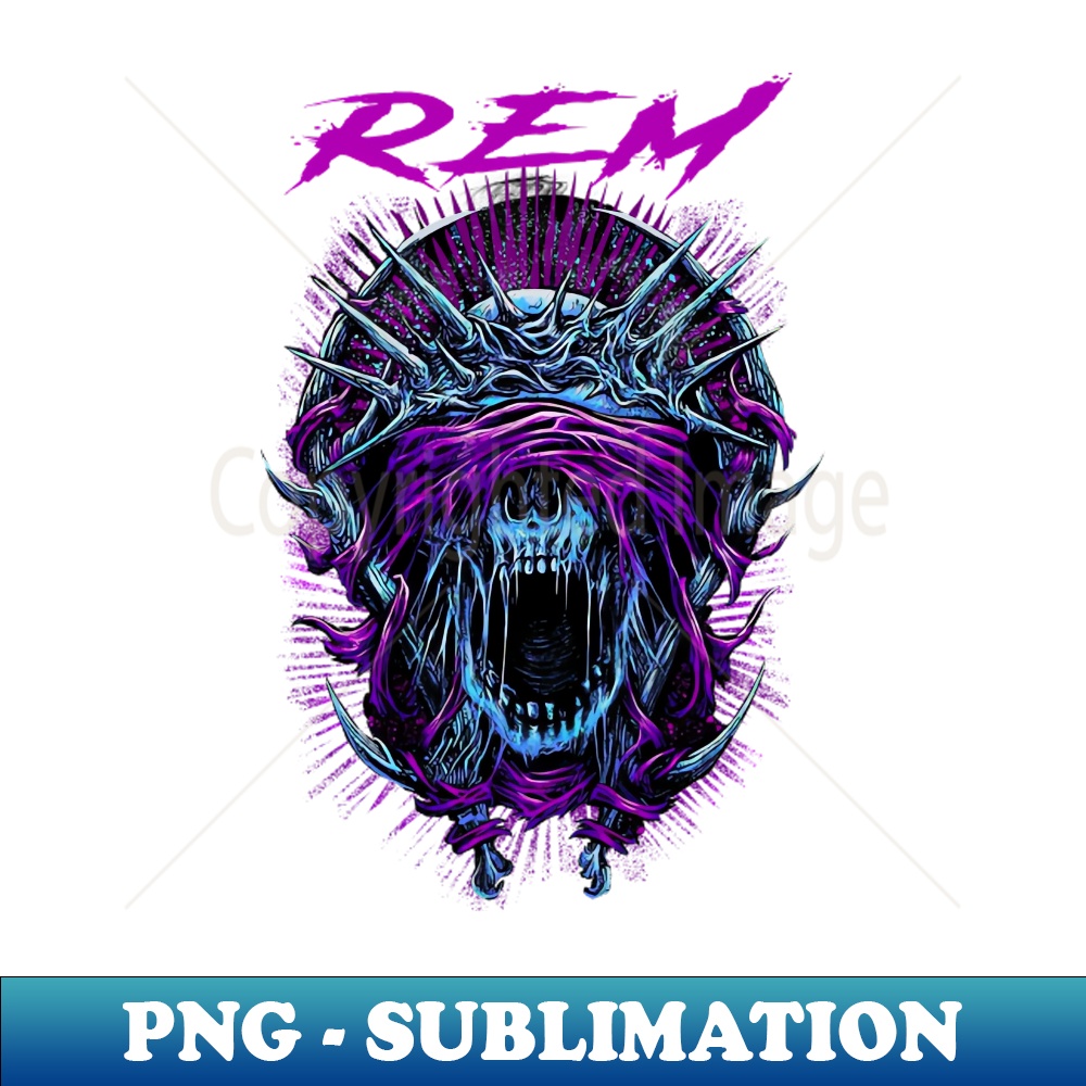 REM BAND - High-Quality PNG Sublimation Download - Vibrant a | Inspire ...