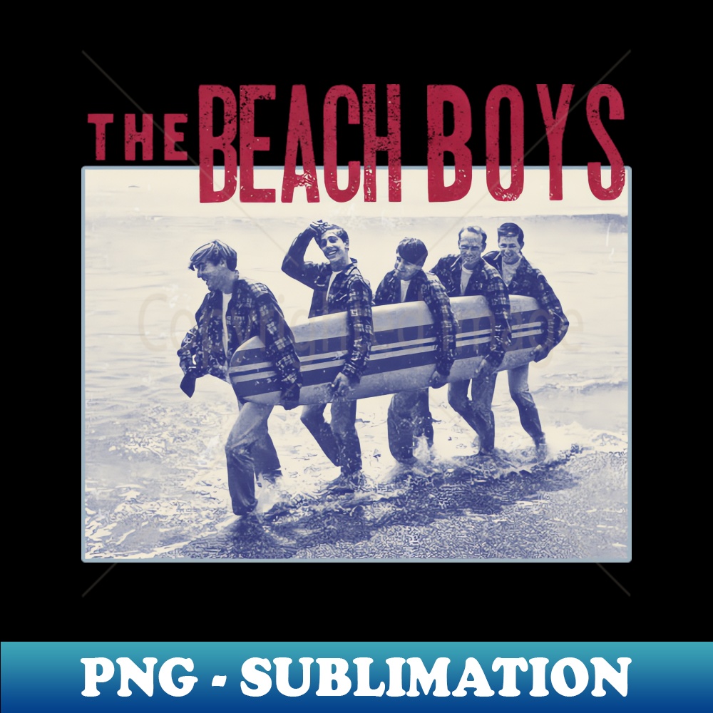 The Beach Boys on the Beach Vintage Look Design - Instant PN | Inspire ...