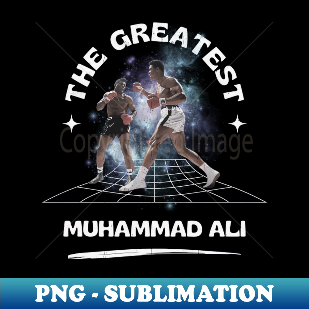 Muhammad Ali - Fight - PNG Transparent Sublimation File - Cr | Inspire ...