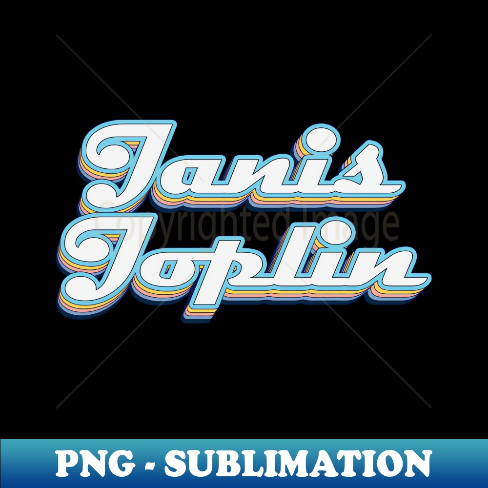 Retro janis joplin - PNG Sublimation Digital Download - Vibr | Inspire ...